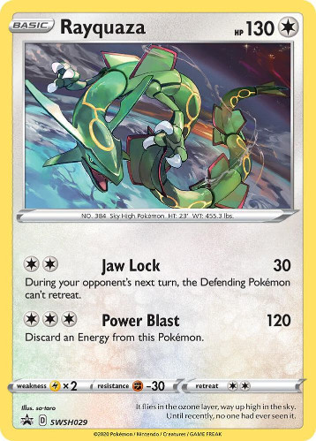 Rayquaza - SWSH029 - SWSH: Sword & Shield Promo Cards | Gray Knight Games