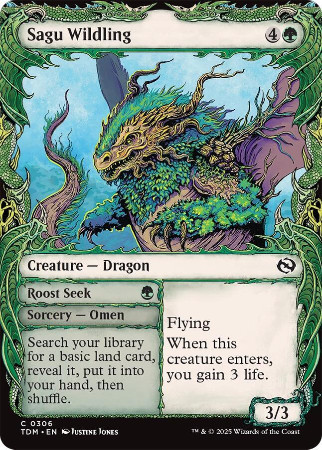 Sagu Wildling (Showcase) - Tarkir: Dragonstorm | Gray Knight Games