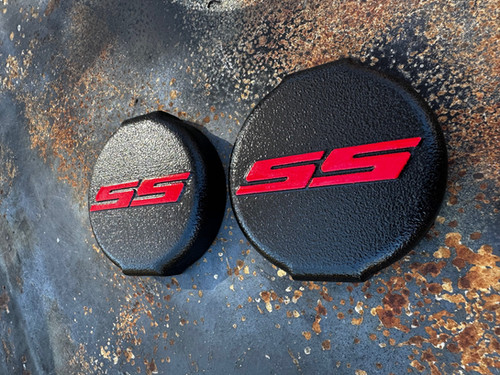 2016-2024 Camaro strut tower covers (choose logo and logo colors ...