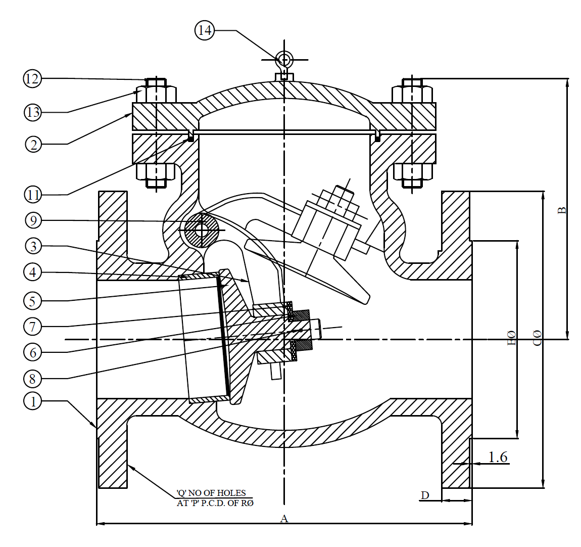 Flanged End Swing Check Valve | Unison Valves