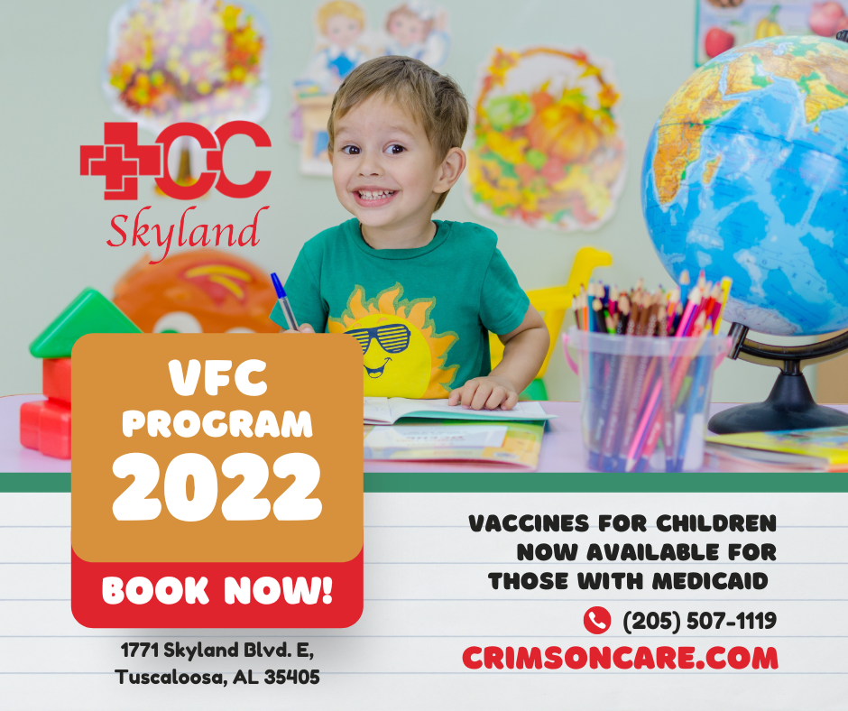 Vaccines for Children Program | Tuscaloosa AL | Crimson Care