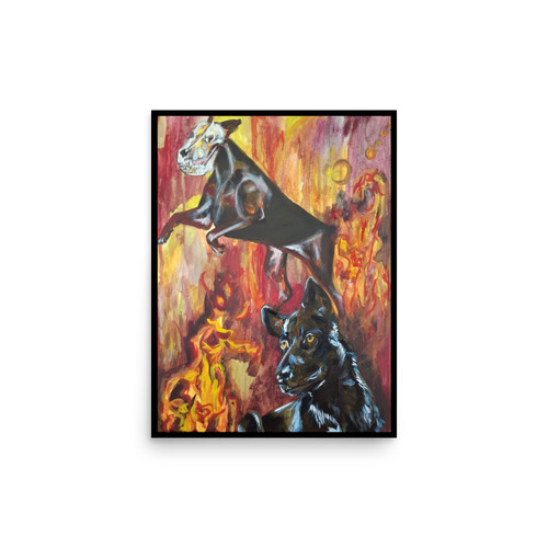 Elemental Fire Dogs | Caitlin Gawa Art
