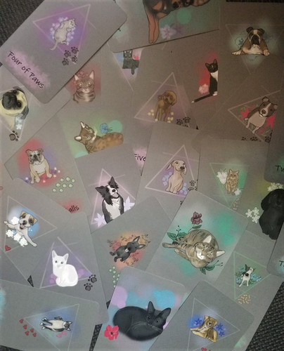 The Dog & Cat Communication Tarot Deck | Caitlin Gawa Art