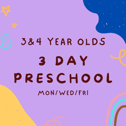 3 Day Preschool 2025-2026 | Carpenter's Kids
