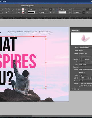 animation indesign