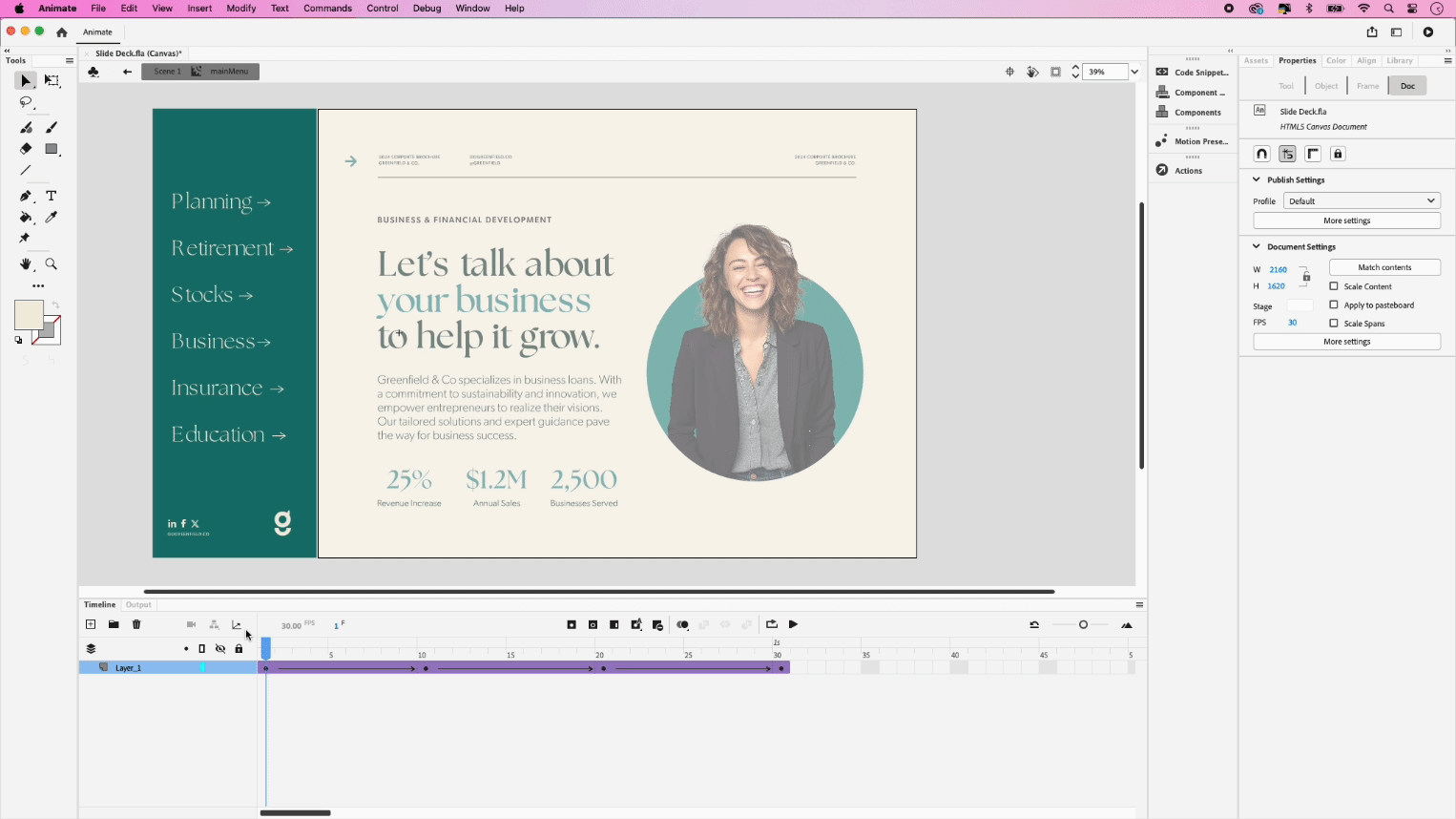 Learn How To Create An Interactive Sidebar Menu With Adobe Animate 4691
