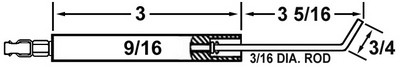 MIDCO FLAME ROD 1360-03 | Crown Engineering