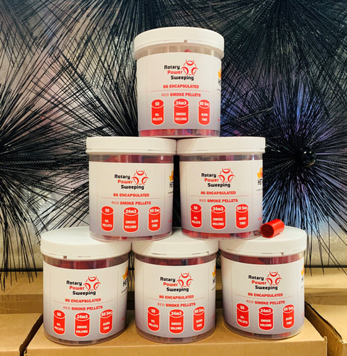 RPS 8g Encapsulated Red Smoke Pellets (Tub of 50) | Bulldog