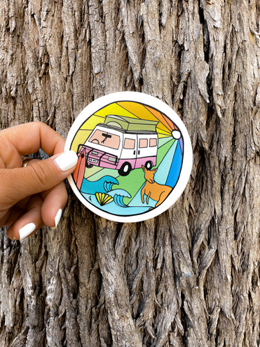 Traveller Sticker | Lines By Manu