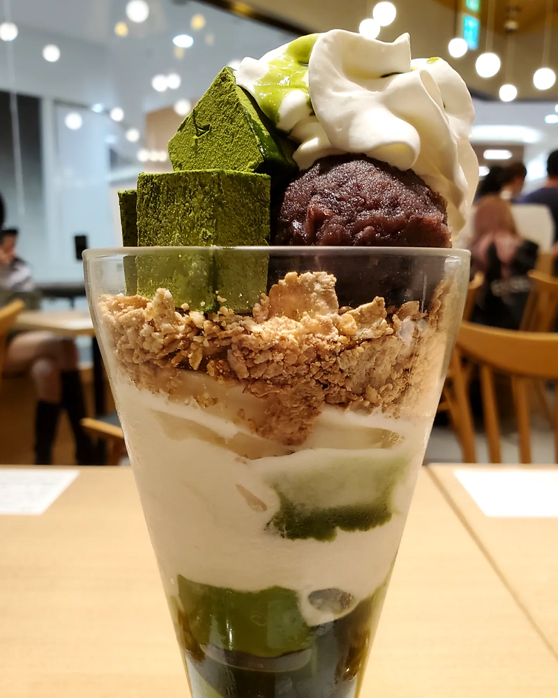 Matcha Parfait at Nana's Green Tea | Namba, Osaka | Japan