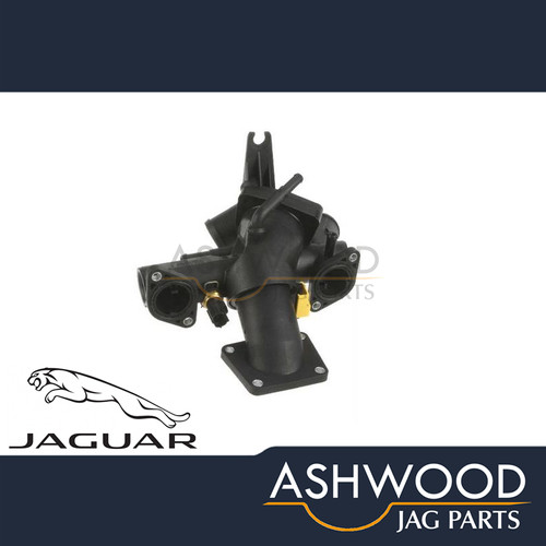 Thermostat & Outlet Pipe Jaguar XF 4.2 N/A (2008-09) GENUINE JAGUAR ...