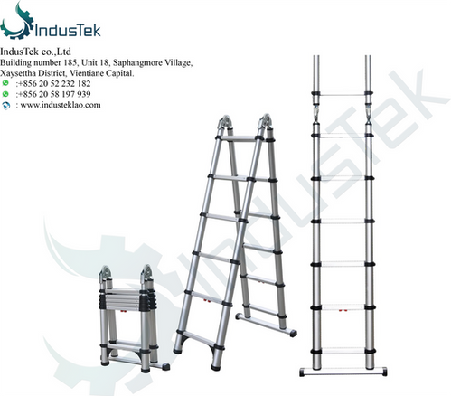COMBINATION A-FRAME/EXTENSION LADDER | Industek