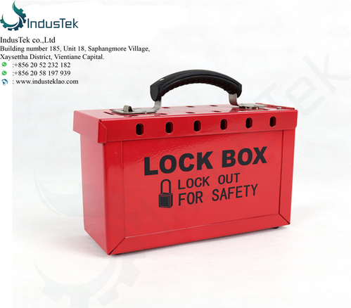 NT-K02 Portable Steel Group Safety Lockout Box Kits | Industek
