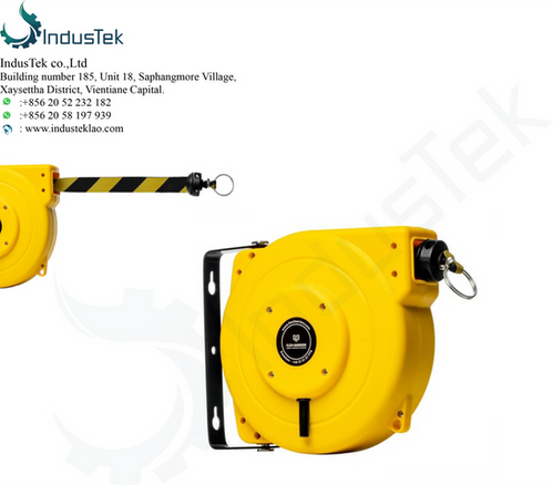 Barrier Reel Safety 20m yellow & Black | Industek