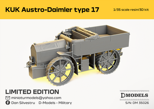 KUK Austro-Daimler Type 17 | Scale Collectibles