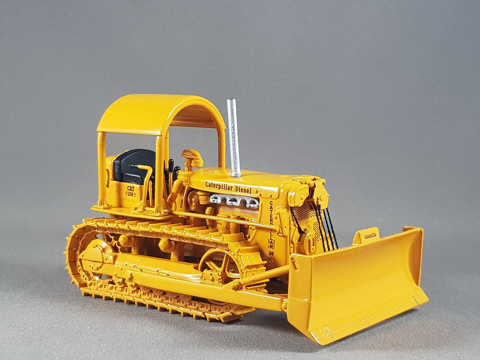 Dozer D6 9U S blade No 24 cable system and Fleco cab | Scale Collectibles