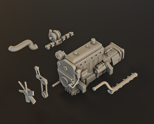 Cummins Engine Kit | Scale Collectibles