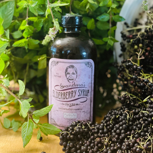 Grandma's Elderberry Syrup | Purelife Organic Inc