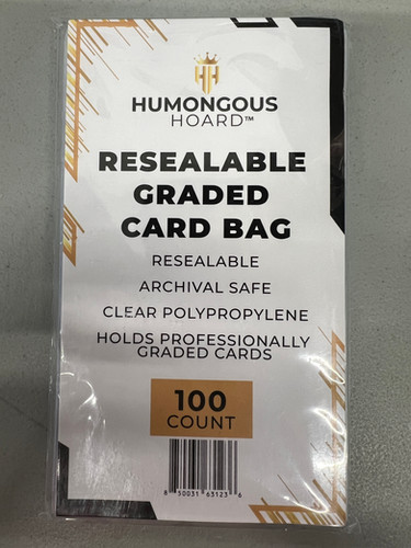 Resealable Graded Card Bag (100 Count) | smrcollectibles