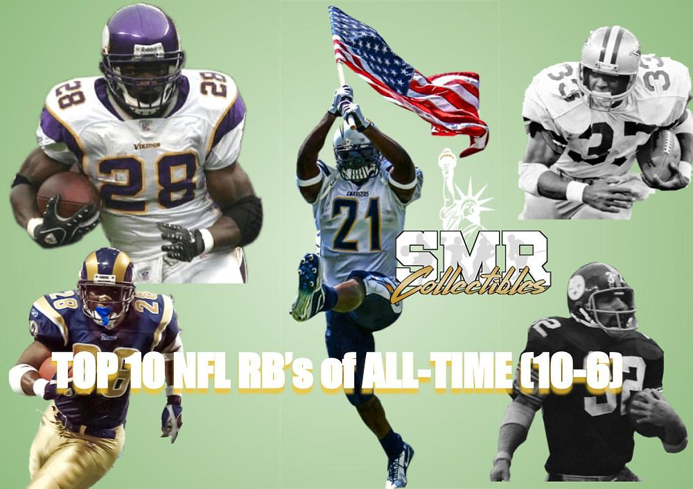 My Top 10 Running Backs in the NFL All-Time - Part 2 (10-6)