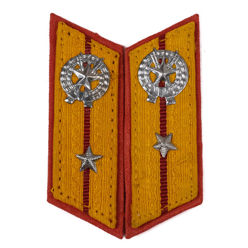 People's Army, Infantry Collar Tabs (2nd Lieutenant) | queencitymilitaria
