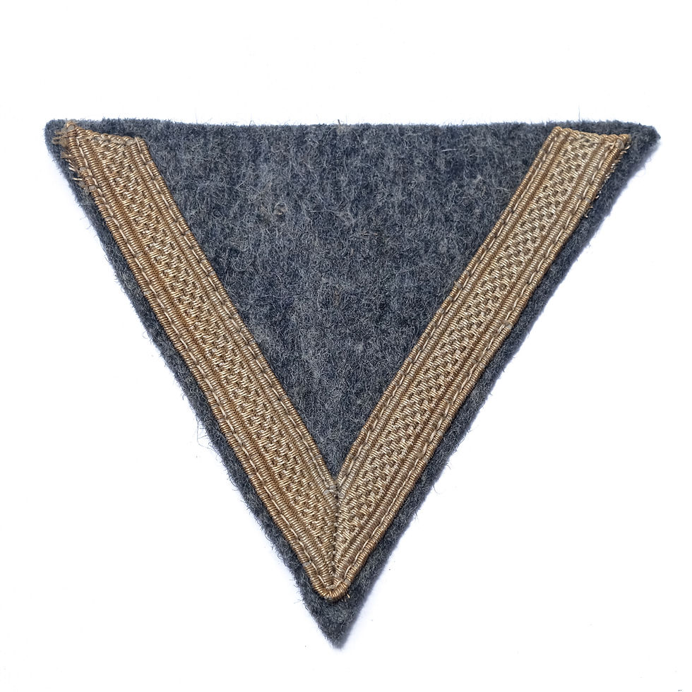 WWII German Luftwaffe Rank Chevron (Gefreiter) | queencitymilitaria