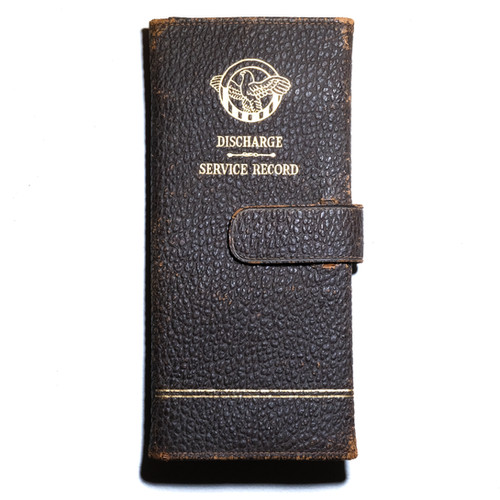 US, "Ruptured Duck" Honorable Discharge Service Record Wallet ...