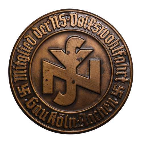 WWII German NSV (NS People’s Welfare Organization) Member Door Plaque ...