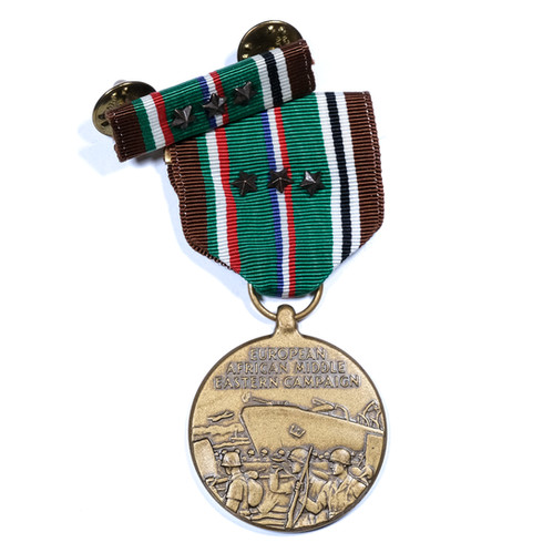 WWII US European, African, Middle Eastern Campaign Medal + Ribbon Bar ...