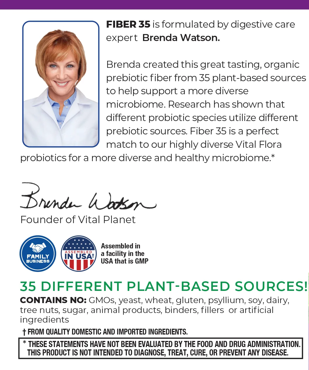 Vital Planet Fiber 35 | gethealthy