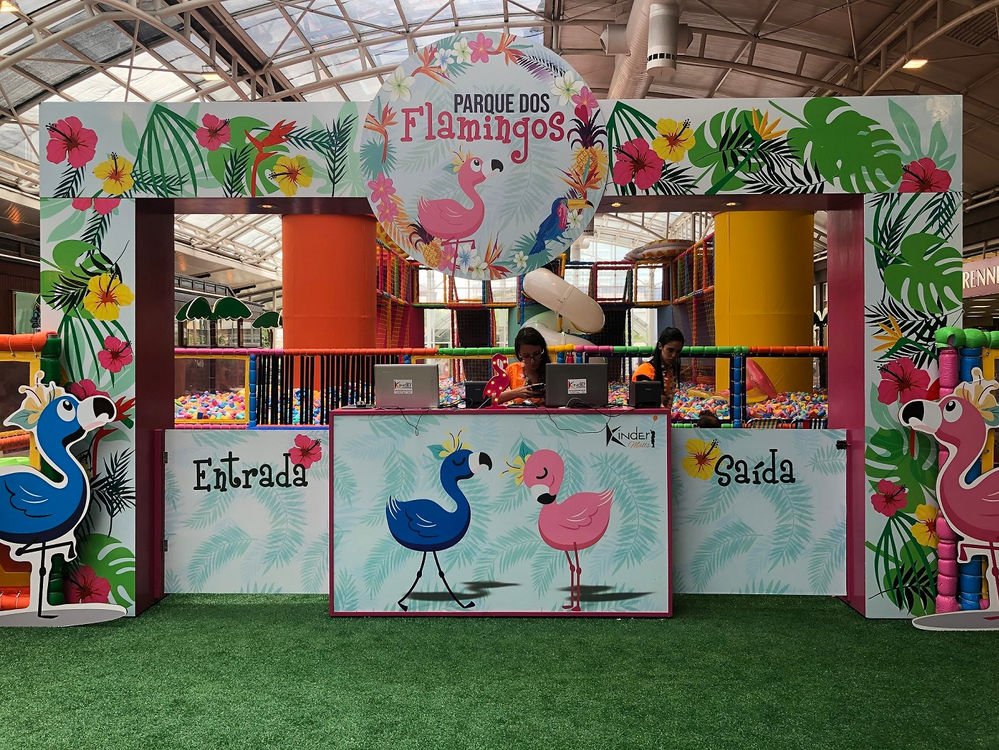 Parque dos Flamingos, atração infantil inédita em Curitiba