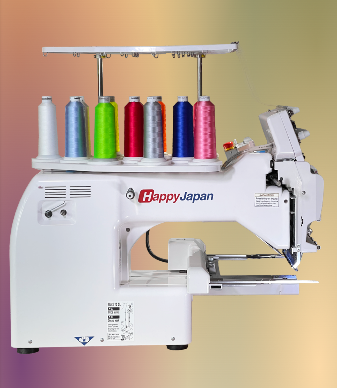 Happy Japan HCS3 Embroidery Machine | Commercial Embroidery
