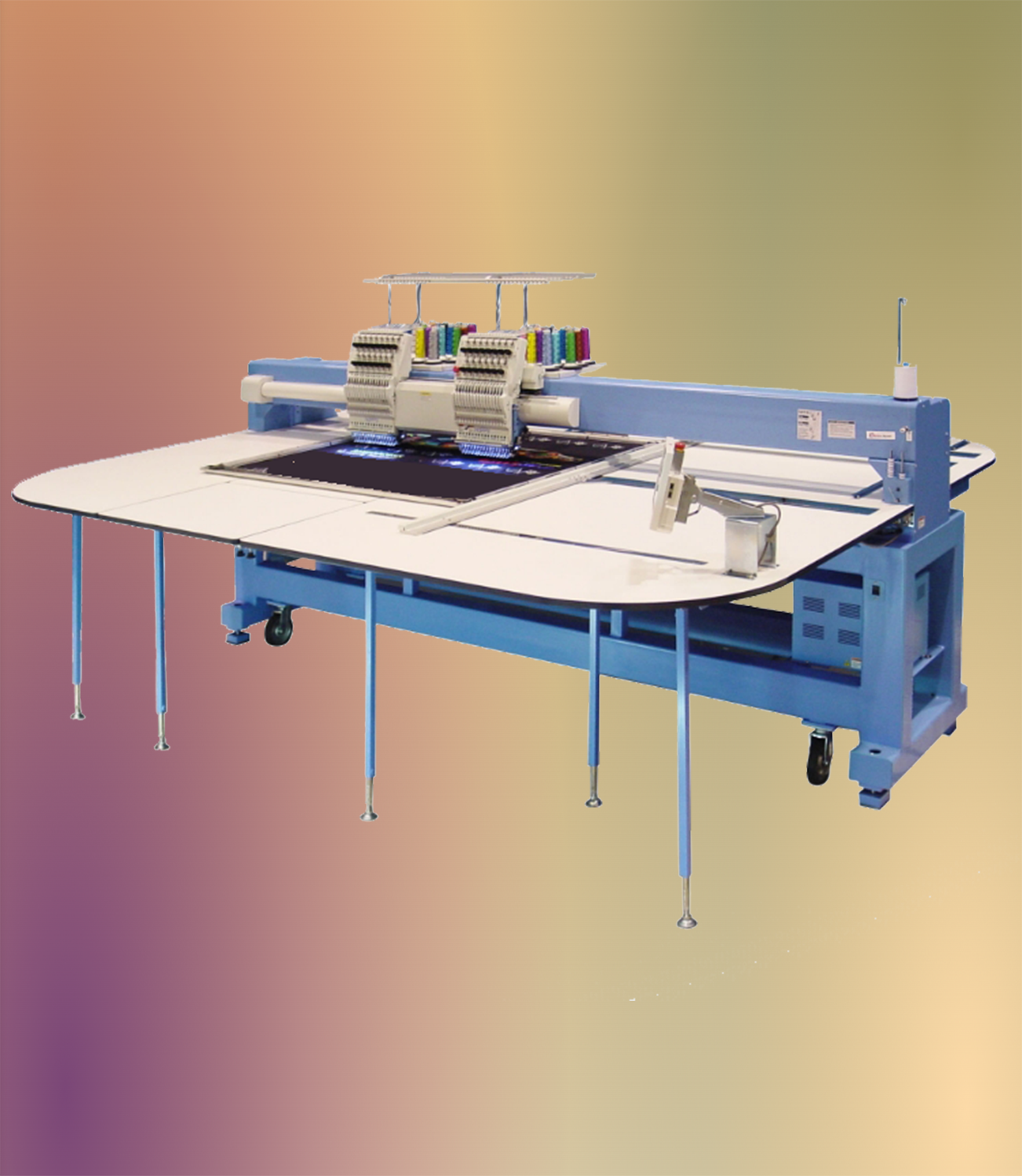 Happy Japan HFR Wide Area Embroidery Machine | Commercial Embroidery