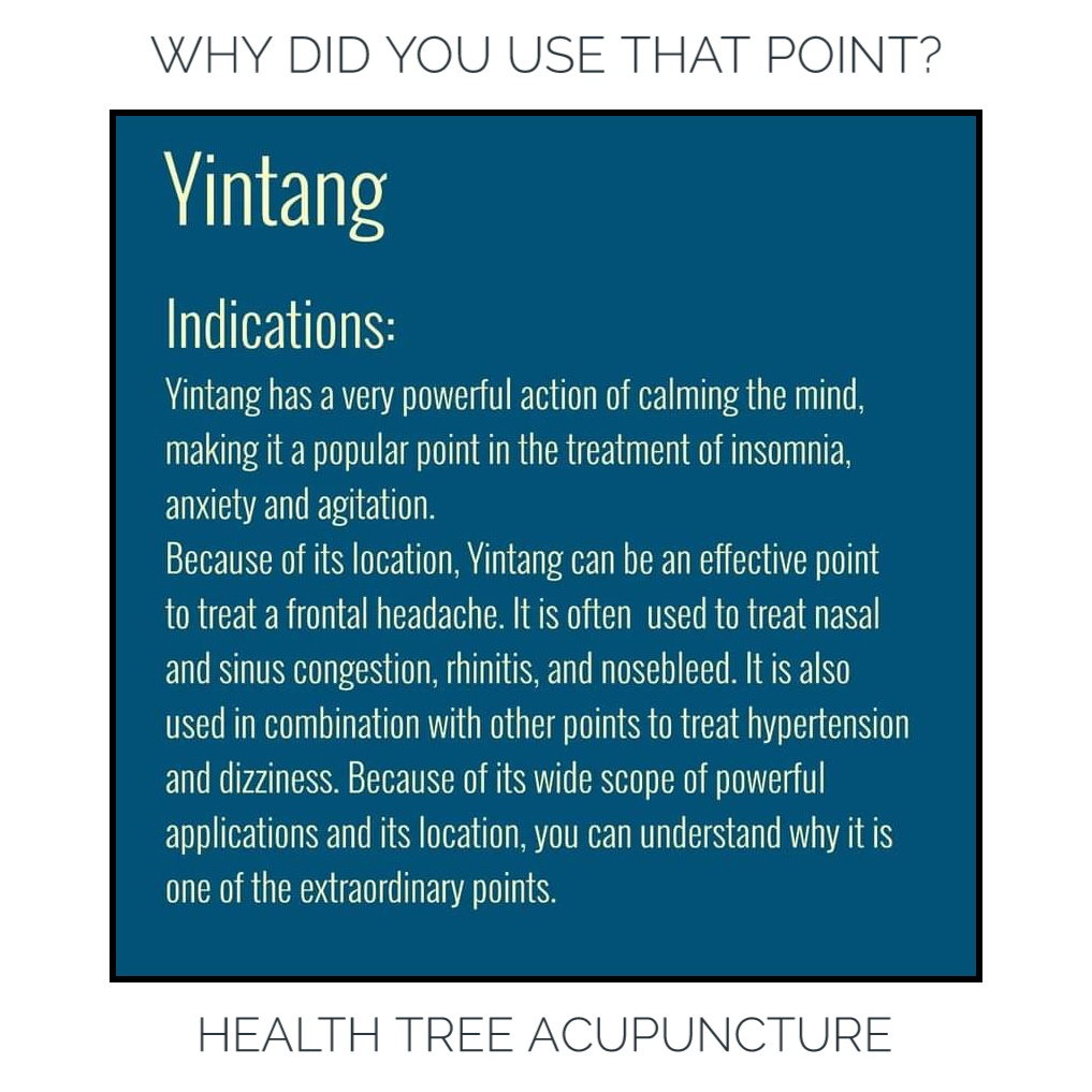 Yintang - Why Did You Use That Point?
