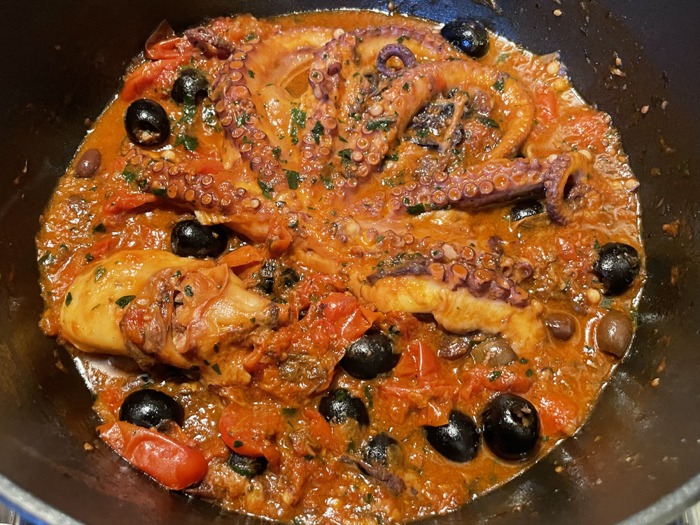 Polpo alla Luciana