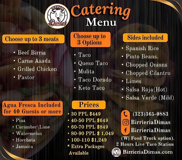 Catering | Birrieria Dimas