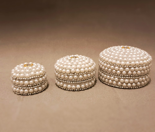 SET OF 3 Handcrafted Beads Box | Home Krafter