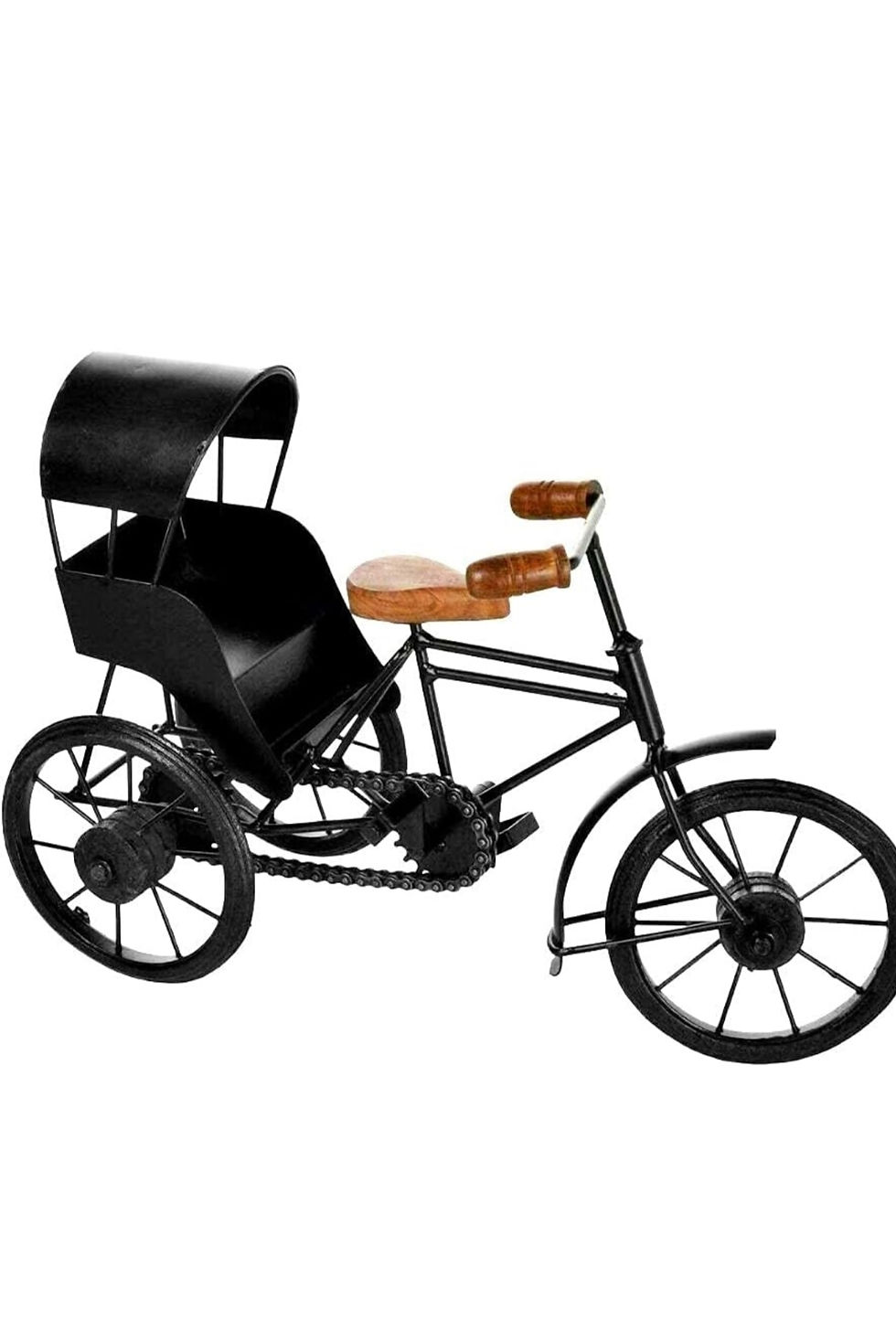 Metal Antique Rickshaw Cycle Table Decor | Home Krafter