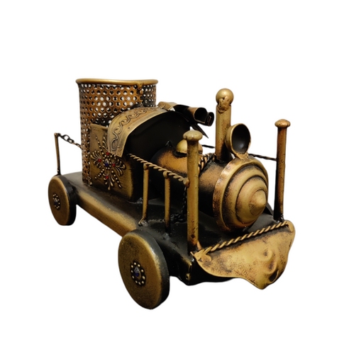 Antique Train Pen Stand | Home Krafter