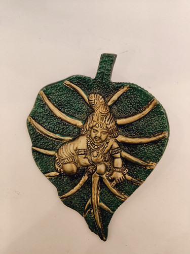 Leaf Krishna Decor For Door | Home Krafter