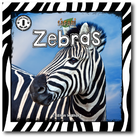 Zebra Book for Kids | Safari Readers