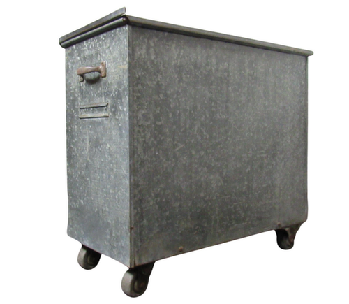 Industrial Wilder Rolling Metal Box | Horseman Antiques