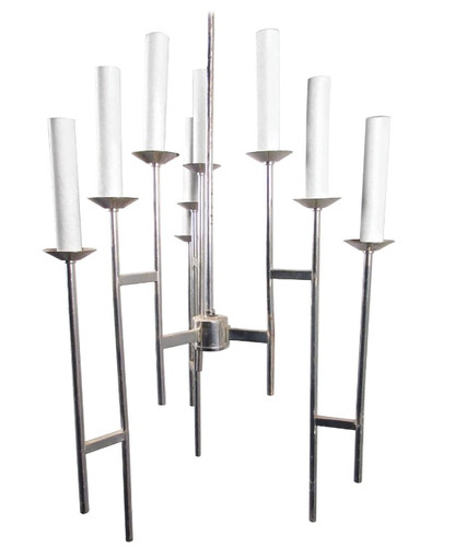 Mid-Century Modern Candelabra Style Chandelier | Horseman Antiques