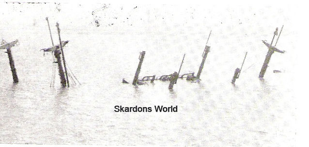 Goodwin Sands and shipwrecks off Deal in Kent, on skardons-world