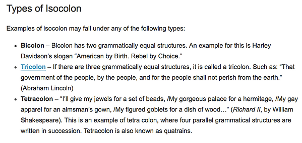 isocolon | Cloud9Writing