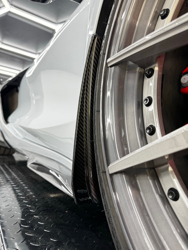 AGM C8 Corvette Z06/ERay Carbon Extended Splash Guards (Front & Rear ...