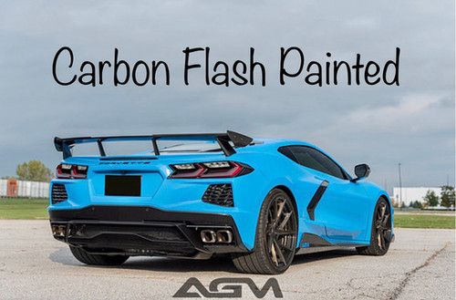 AGM C8 Corvette High Wing Spoiler (Carbon Flash Painted) | AG Motorsports