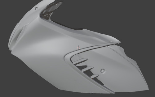 AGM Hayabusa Gen3 Carbon Fiber Full Front Fairing Kit (3/4 Upper ...