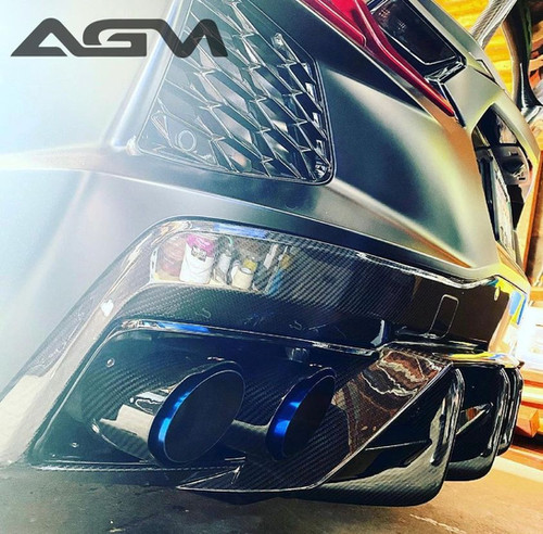 AGM C8 Corvette Carbon Fiber Diffuser Fins | AGMotorsports