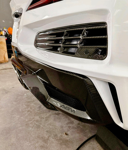 AGM C8 Corvette Z06/ERay Rear Grille Inserts | AGMotorsports